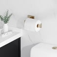22.2 in Matte Golden Bathroom Accessories Set, Stainless Steel Towel ...
