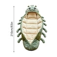 83In Oversized Giant Isopod Shaped Sleeping Bag Extra Large Adult Nap ...