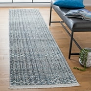 SAFAVIEH Natural Fiber Braxton Braided Jute Area Rug, Natural/Green, 8 ...