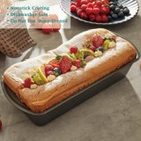 Mainstays Non-Stick Long Bread Loaf Pan, 12''X5'', Gray, Carbon Steel ...