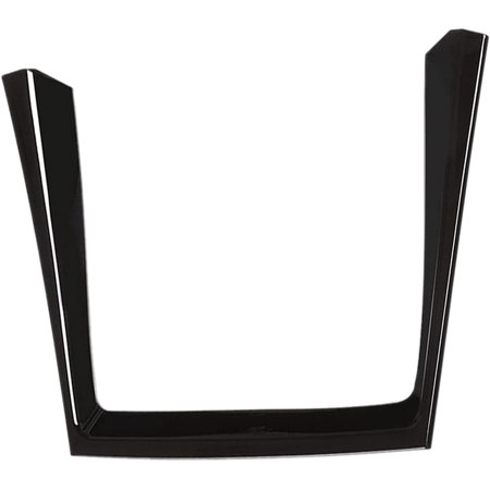 Black Style ABS Interior Mouldings Car Center Console Frame Decoration ...