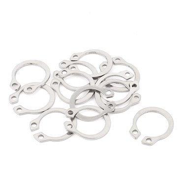 Unique Bargains E-Clip Circlip -7mm External Retaining Shaft Snap Ring ...