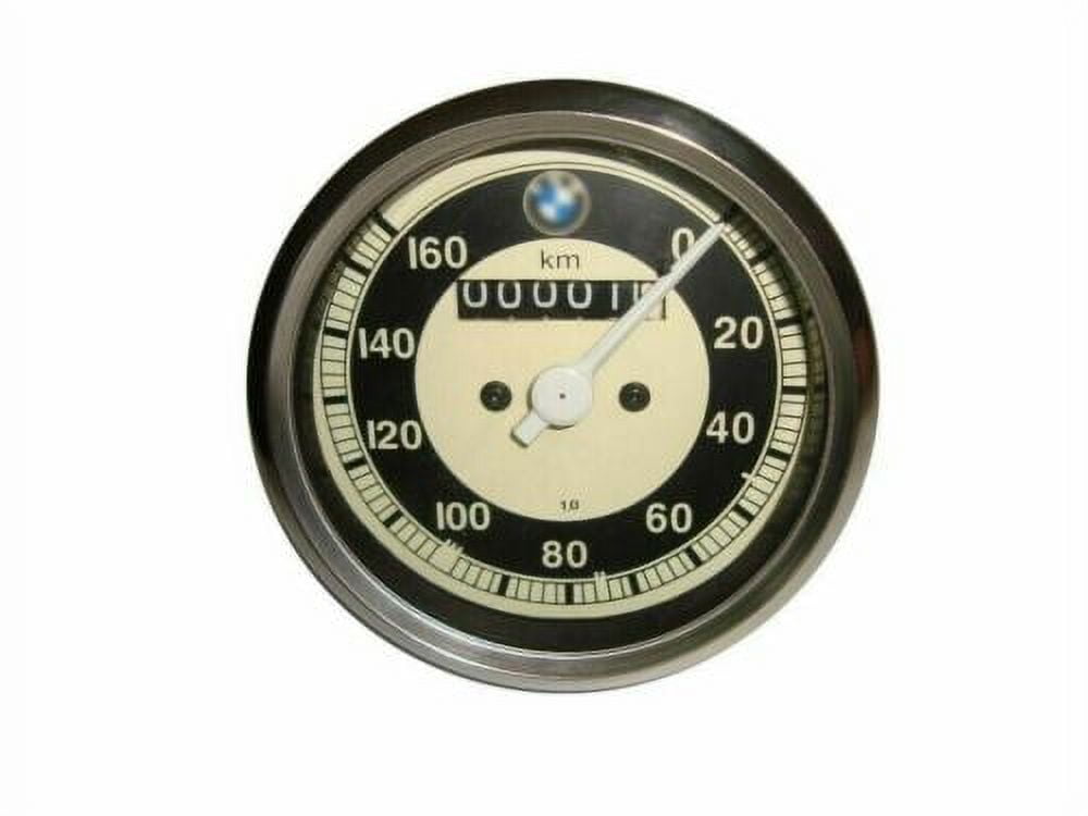 BMW REPLICA SPEEDO 0-160 KMH WHITE FACE METAL CASED FOR BMW R25 R26 ...