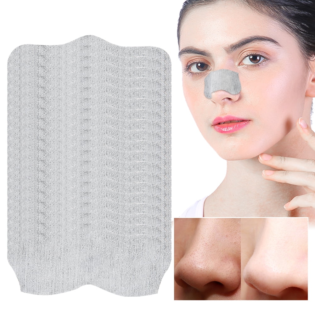 POCREATION Blackhead Removal Nose Sticker,100pcs Bamboo Charcoal ...