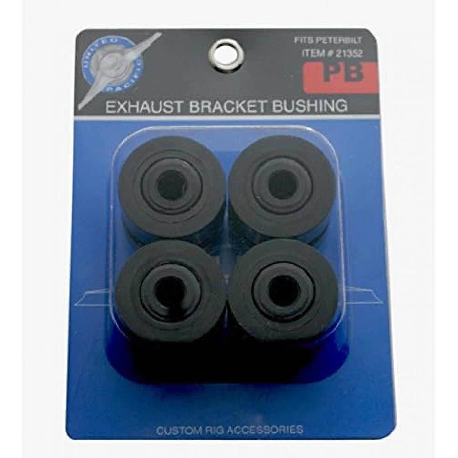 HTYSUPPLY 21352 - Peterbilt Exhaust Bracket Bushing 4 Pack - Walmart.com