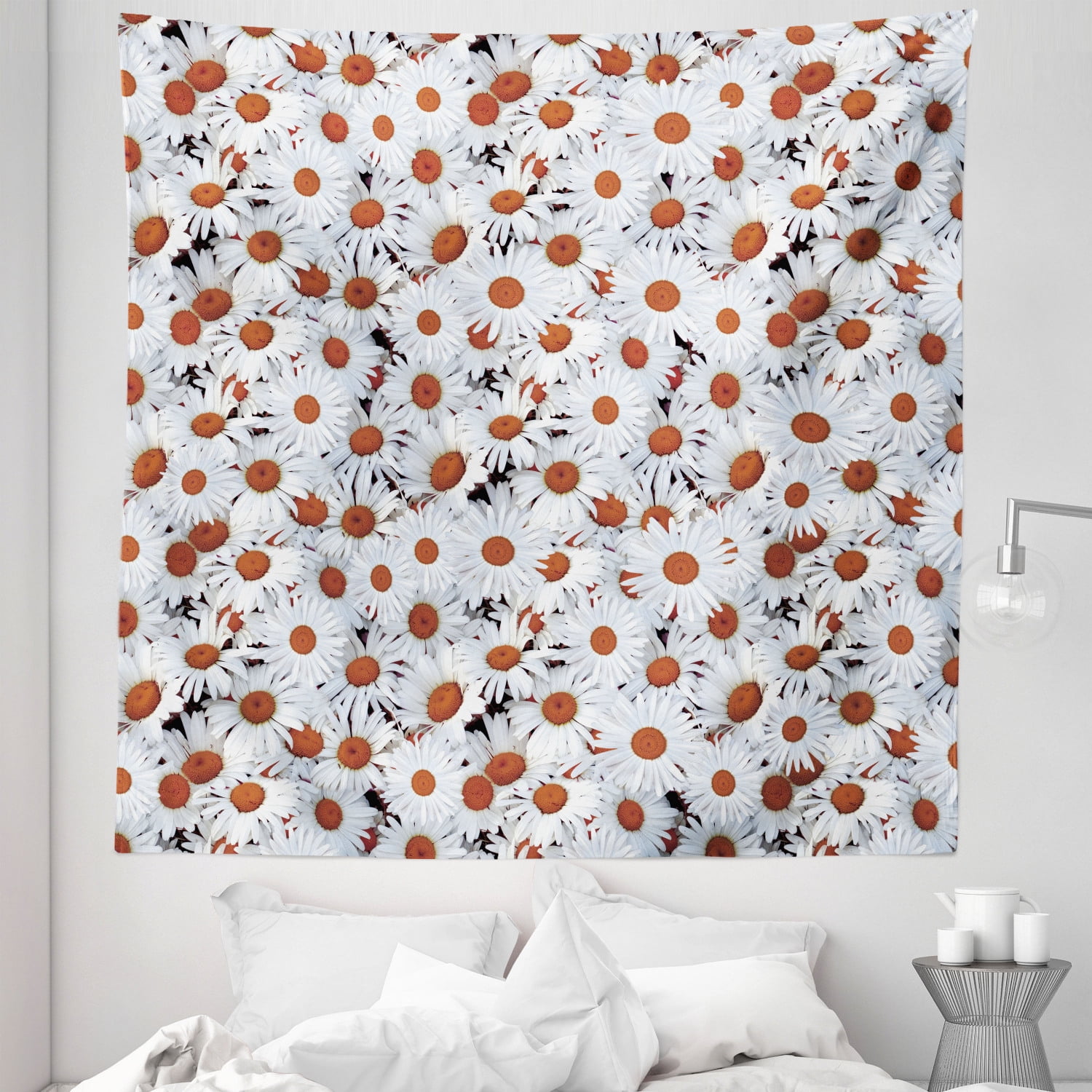 Daisy Tapestry, Close up Photo of Delicate Spring Flowers Romantic ...