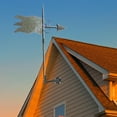 BESTYASH 1Set Multi Purpose Black Roof Mount Bracket for Weather Vanes ...