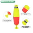 BESTSKY 10-Pack Fishing Bobbers Floats,2 Inch Eva Foam Weighted Bobbers ...