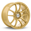 RTX INK 17X7.5 5-100/114.3 42P C73.1 GOLD MCH Wheel - Walmart.com