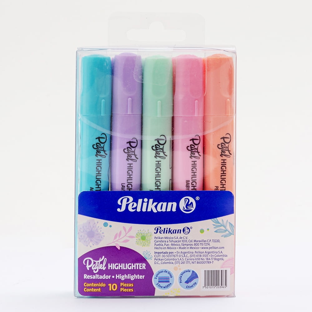 Marcatextos Pelikan Colores Pastel | Walmart en línea