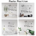 1Sheet PVC Quotes Wall Sticker for Stairway Home Decoration Black ...