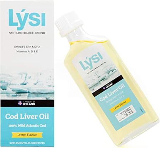 Aceite De Bacalao Sabor Limón Con Omega 3 240 Ml Lýsi Lysi Cod Liver ...