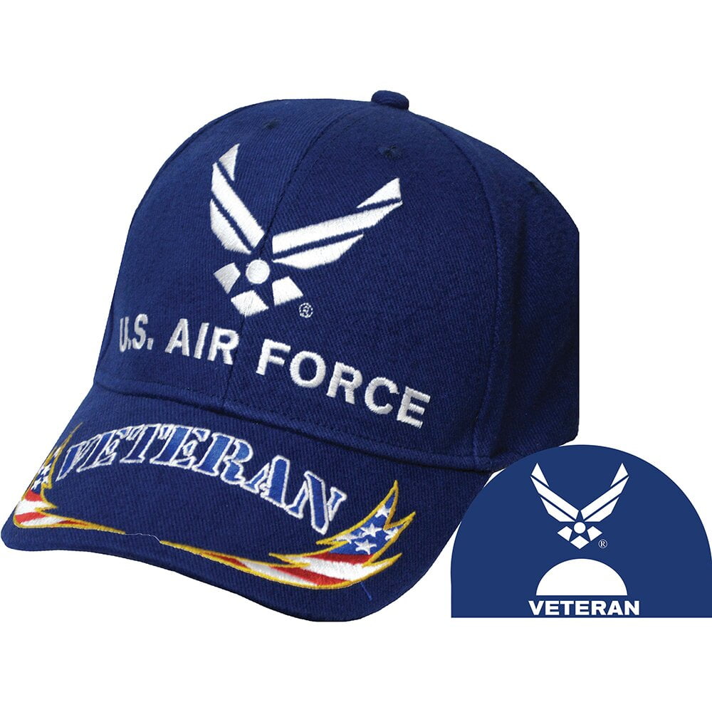 CP00410 Blue U.S. Air Force Veteran Cap w/ Embroidered Symbol - Walmart.com