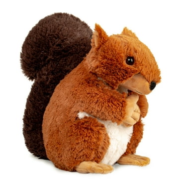 "Aurora - Miyoni 8"" Realistic Grey Squirrel Stuffed Animal" - Walmart.com
