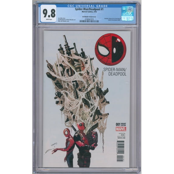 Spider-Man/Deadpool #1 - CGC 9.8 Comic Book - Walmart.com