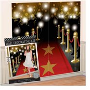 CEMETERY SCENE SETTER Backdrop Party Wall Decoration Halloween Haunted ...