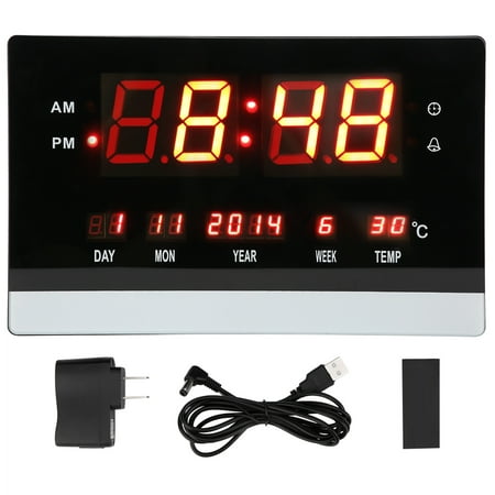 LED Number Clock Modern And Simple Style Design LED Clock Multi ...