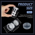 16 Pcs Round Clear Coin Storage Tube Plastic Coin Holder with ...