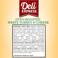 Deli Express Oven Roasted Turkey & Cheese Sandwich Wedge, 4.2 oz, 1 ...