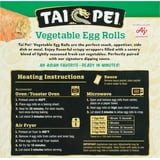 Tai Pei Chinese Veggie Egg Rolls with Dipping Sauce, Frozen Asian ...
