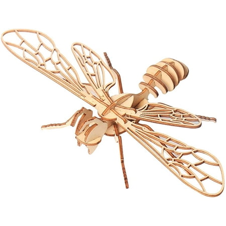 ALmi 3D Insect Puzzle Wood Craft Construction Model Kit, Unique ...