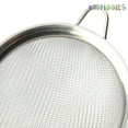 BadPiggies Set of 3 Fine Mesh Stainless Steel Strainers, Colander Sieve ...