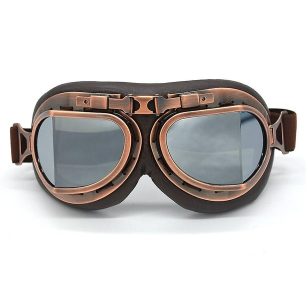 Goggles Pilot Pilot Style Motorcycle Cruiser Scooter Goggles Bike ...