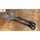 Dining Cutlery Hand Forged Stainless Steel Flatware Cutlery For Family ...