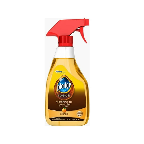 Pledge 26363 Restoring Oil Orange Furniture Polish, 16 Ounce - Walmart.com