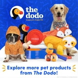 The Dodo Durable Ballistic Nylon Dog Toy with Crinkle Texture and ...