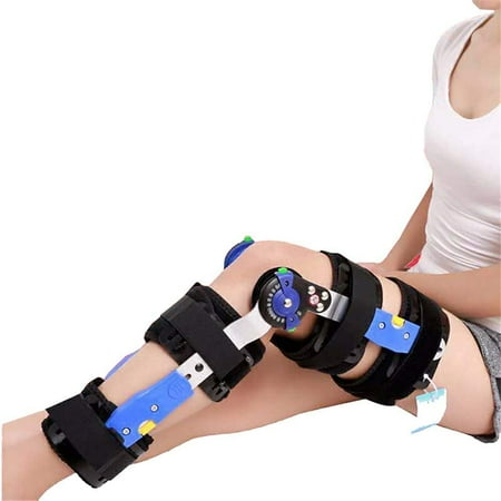 Knee Brace, Adjustable Telescoping Orthosis Knee Brace Leg Stabilizer ...