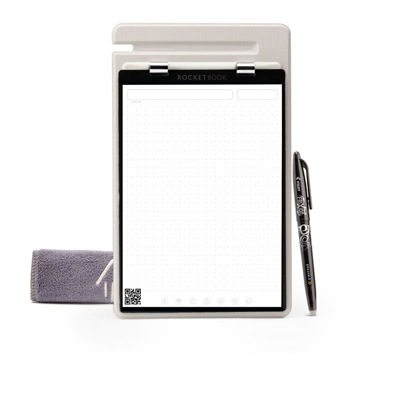 Rocketbook Orbit Smart Reusable and Sustainable Legal Pad - Gray ...