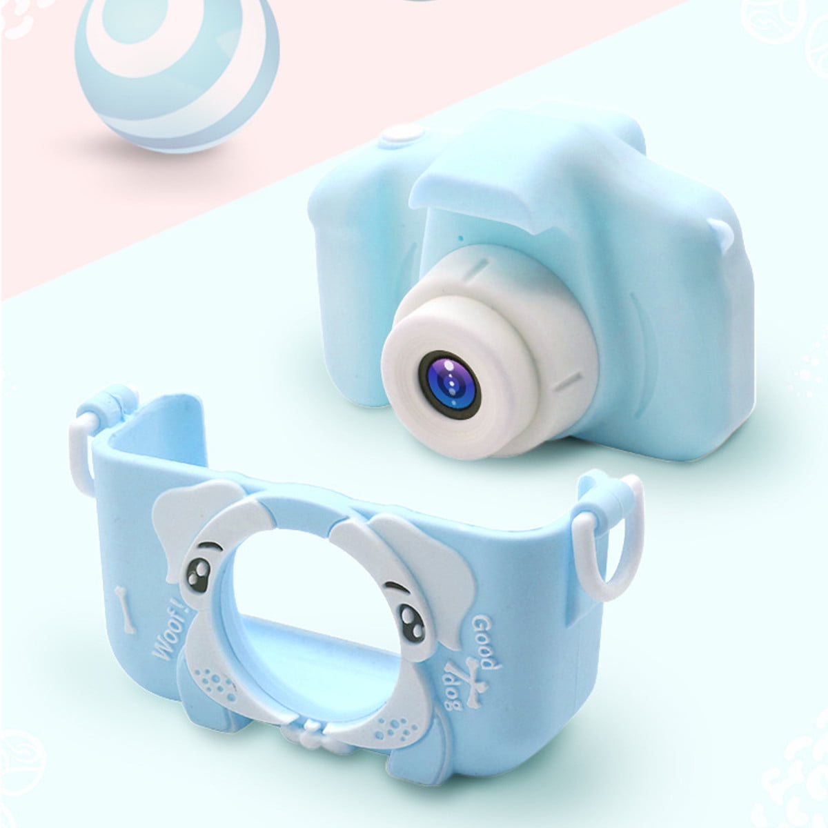 Portable Children's Mini Camera HD Screen Dual Lens 1080P Take Photo ...