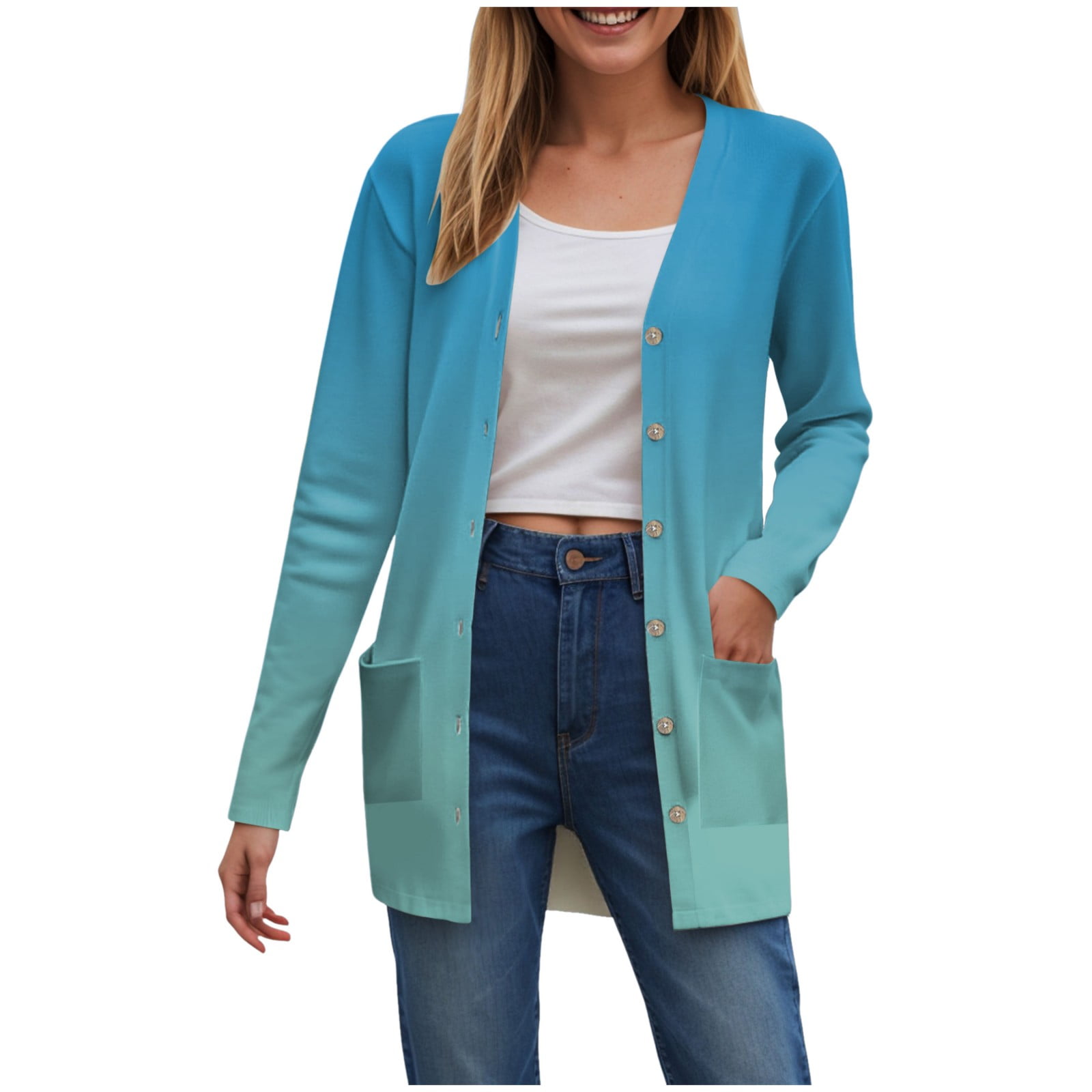 Click here for Gubotare Womens Cardigans With Pockets Casual Ligh... prices