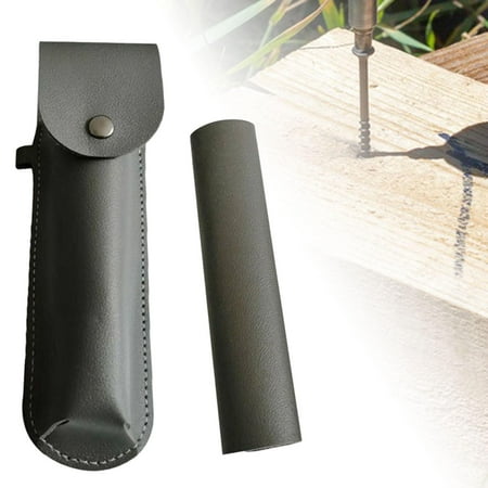 Multifunction PU auger Sleeve Manual Auger Leather Case for, wood Drill ...