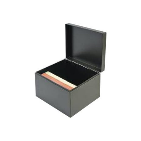 STEELMASTER - Card file - for 5 in x 8 in - capacity: 625 cards - black ...
