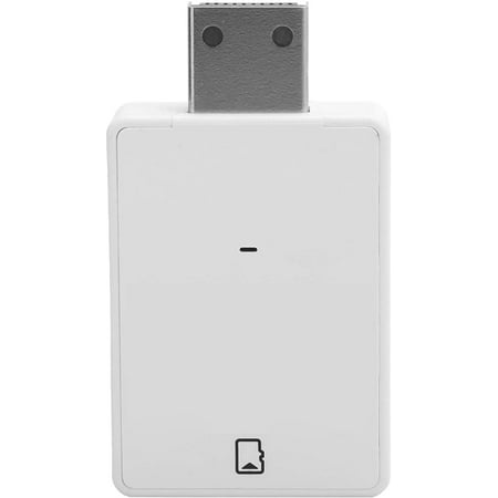 Plannu Card Reader,DC Memory Card Adapter Reader,Support TF and SD Card ...