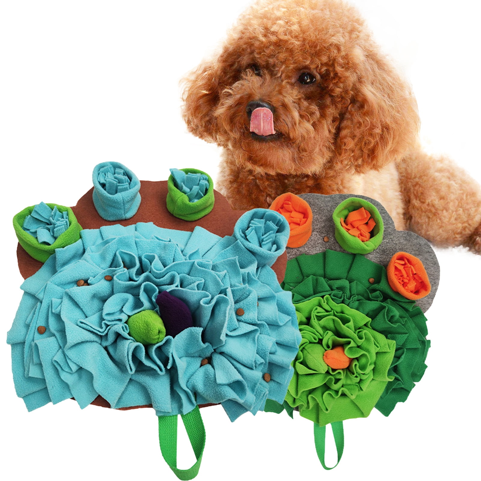 Walbest Snuffle Mat for Dogs, Interactive Foraging Puzzle Blanket ...