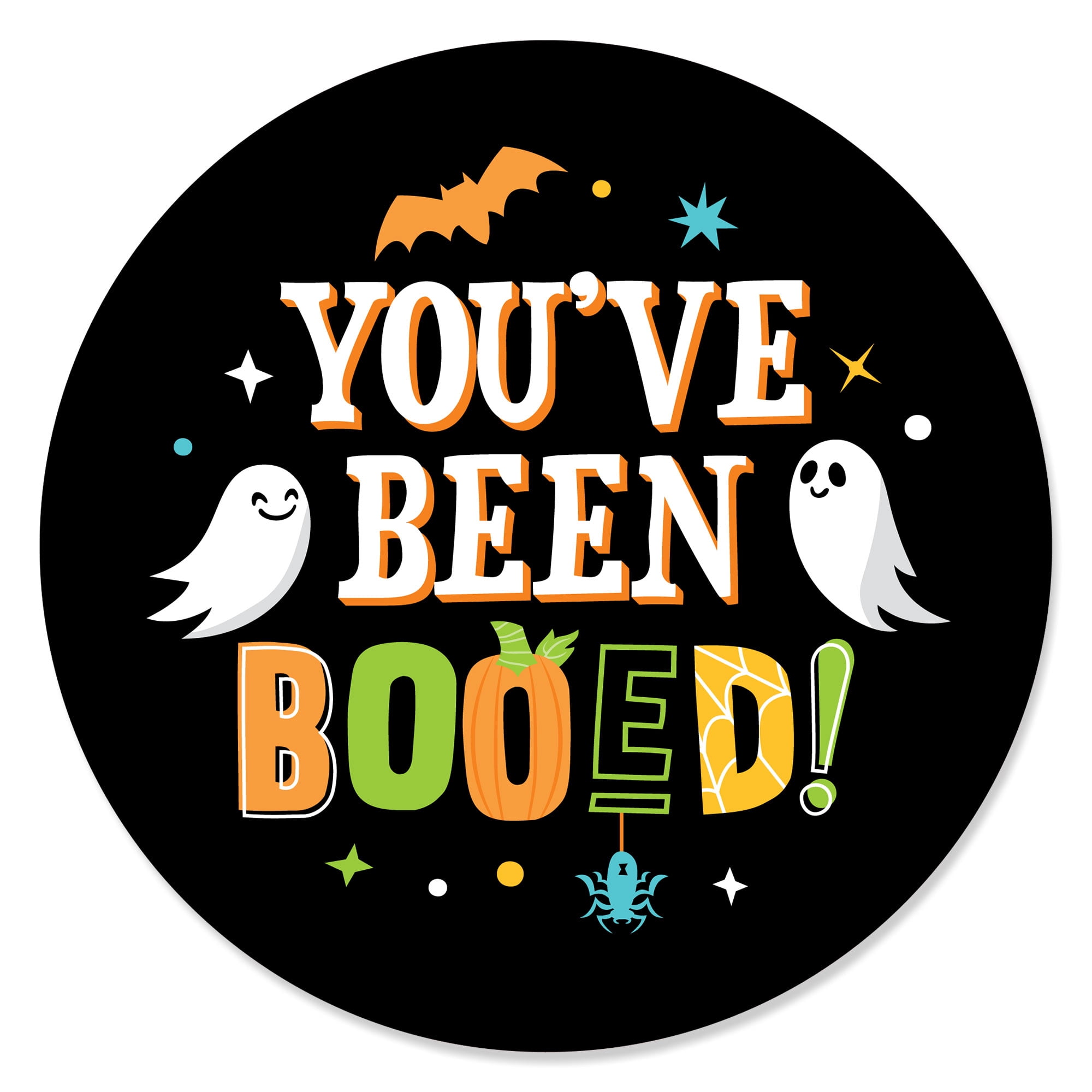 Big Dot of Happiness You've Been Booed - Ghost Halloween Party Circle ...