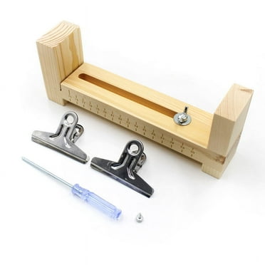 ACKEIVTO Adjustable Paracord Jig Bracelet Maker, Wooden Frame, Brown ...