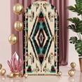 Arch Backdrop 6 Ft, Boho Red Teal Brown Spandex Stretch Fitted Arch ...