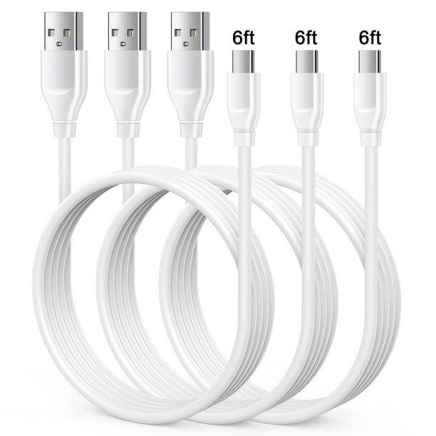 USB C Cables,Type C USB Cables 6ft-3PACK,HAOANO USB Type C to USB a ...