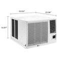 LG 12,000 BTU 230-Volt Window AC Units Combo with Heater, White ...