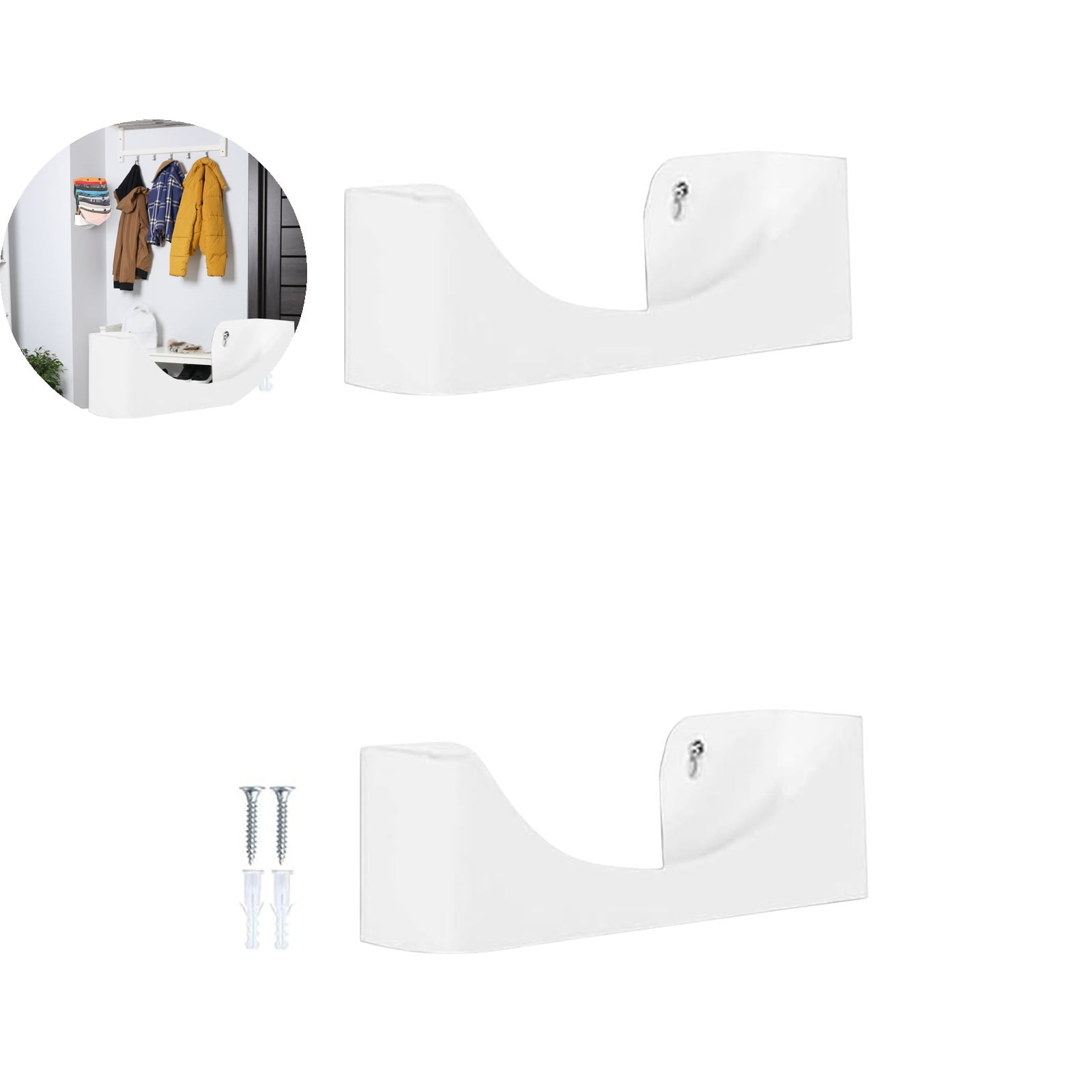 Dvruxg Vertical Wall-Mounted Hat Rack Organizer – Space-Saving Baseball ...