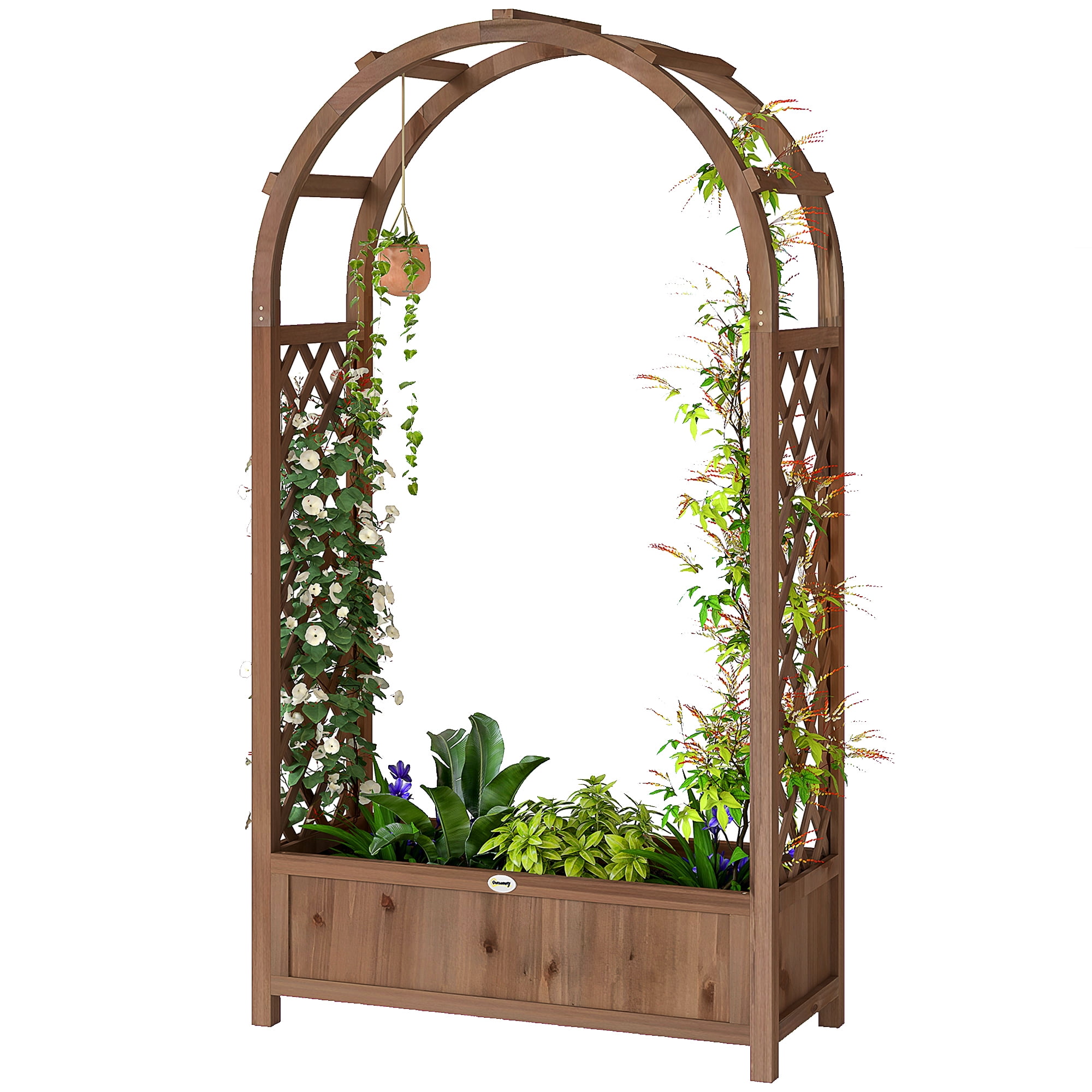 Click here for Cosotower Raised Garden Bed With Arch Trellis  Fre... prices