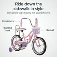 "Schwinn 16"" Bloom Kid's Bike, Pink with Training Wheels, Junior ...
