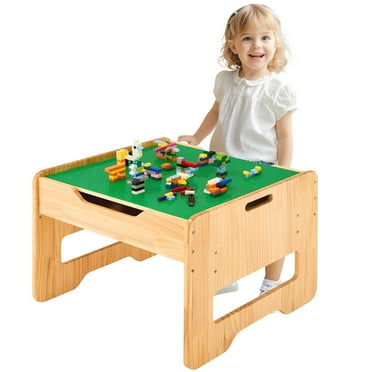 Tot Mate Children's Rectangular Table, Adjustable Height 21-30 Inches ...