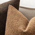 26x26 Inch Decorative Euro Sham Pillow Covers Set of 2 Textured Boucle ...