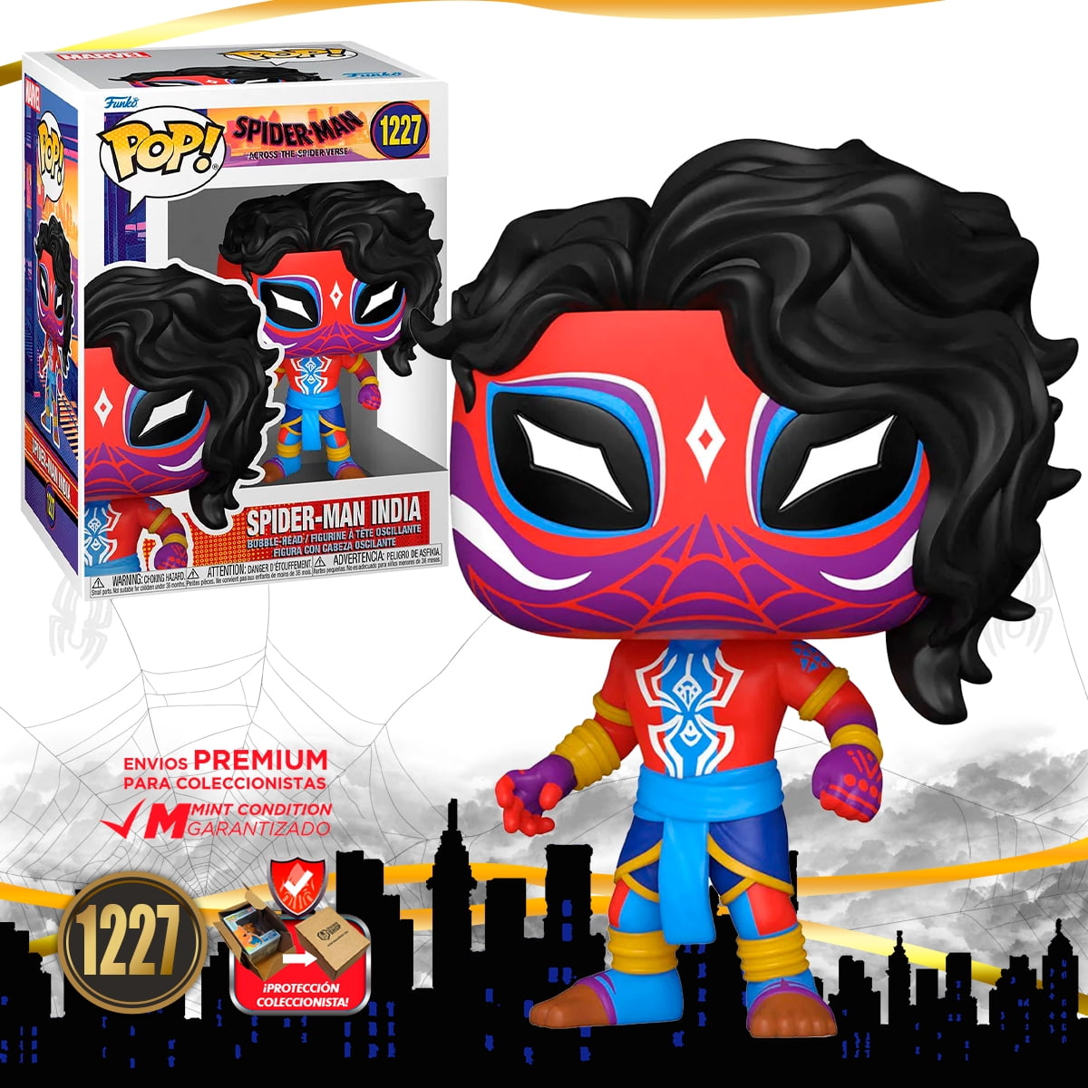 Funko Pop Spiderman India #1227 Funko Across The Spider-Verse | Bodega ...
