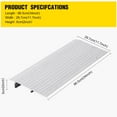 Threshold Ramps for Doorways 1/2/3/4/5" Rise, Aluminum Door Threshold ...